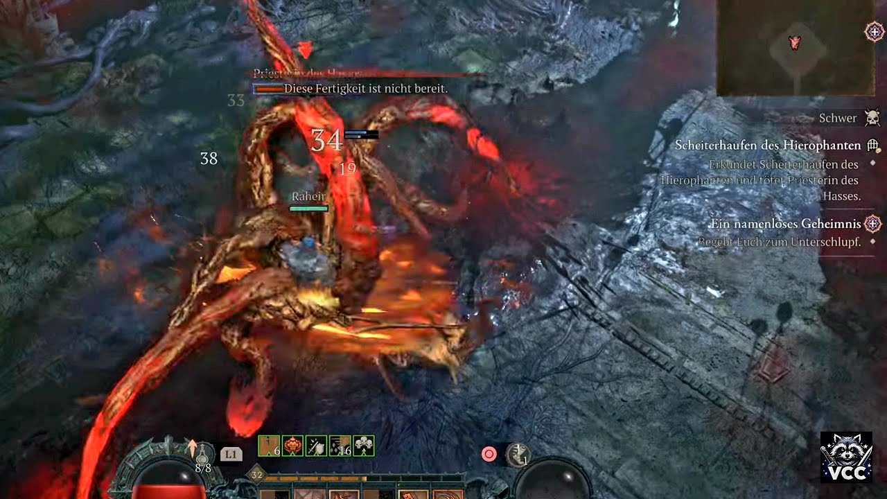 Diablo 4: Vessel of Hatred Boss Fight | Priestess of Hatred! - YouTube