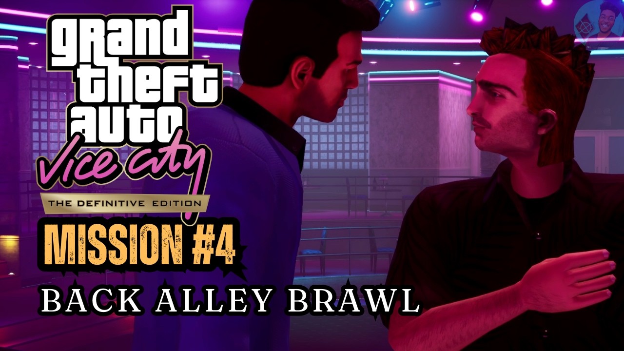 GTA Vice City Definitive Edition - Mission #4 - Back Alley Brawl - YouTube