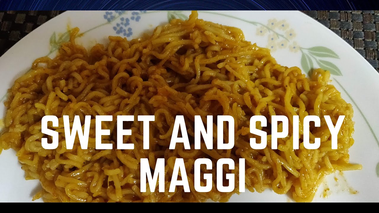 How to make sweet and spicy MAGGI in JUST 5 min! | FLAVRs - YouTube