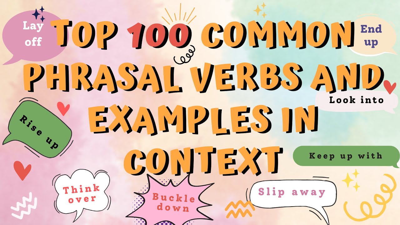Part 2 | 100 Most Common Phrasal Verbs in English with Examples used in ...