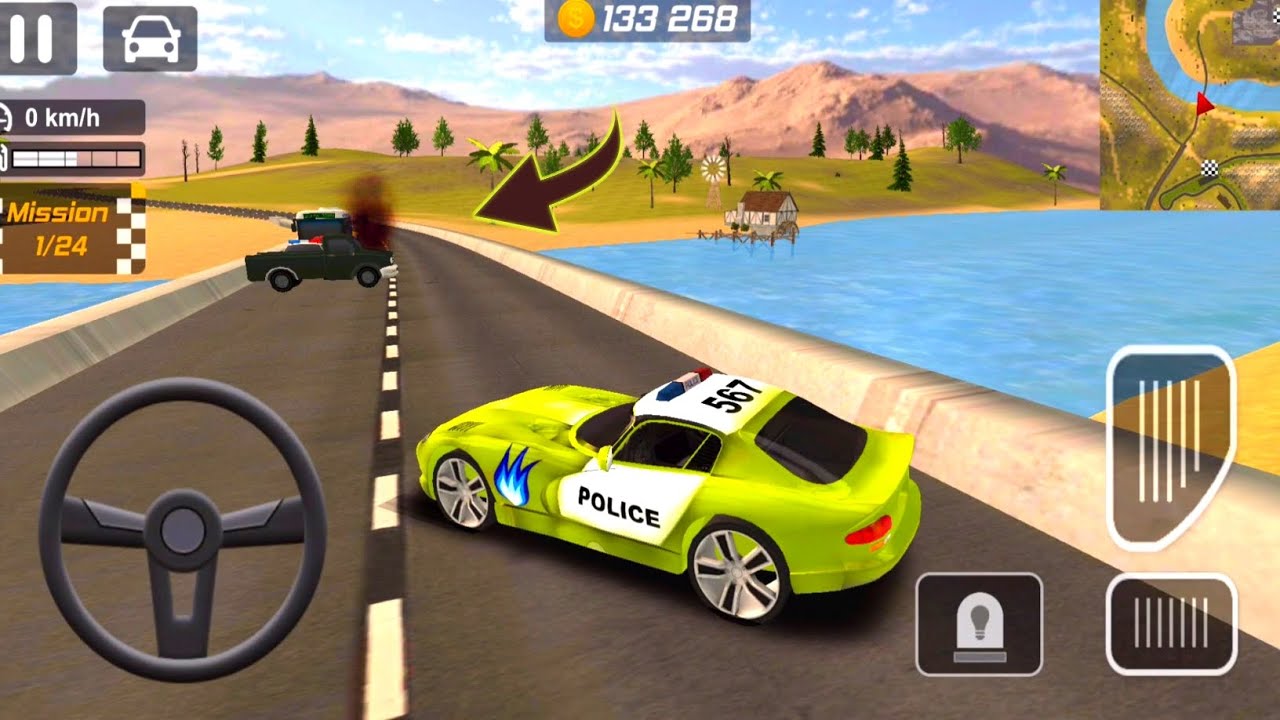 police gadi drift Car Driving simulator Android gameplay 2023 - gadi ...