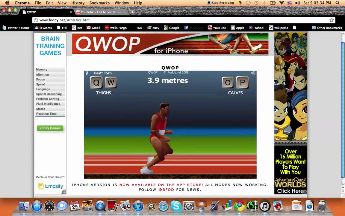 QWOP: Quest for 100 ep. 2 - YouTube