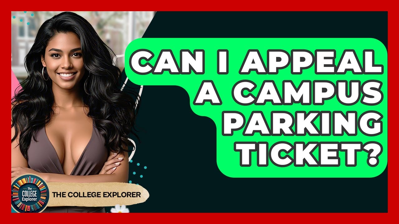 Can I Appeal A Campus Parking Ticket? - The College Explorer - YouTube