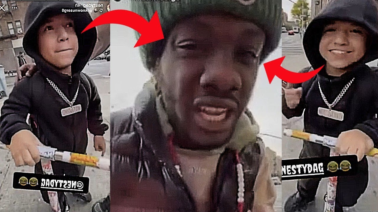NestyGz SAVES A LITTLE PERSON FROM NYC GOONS! - YouTube