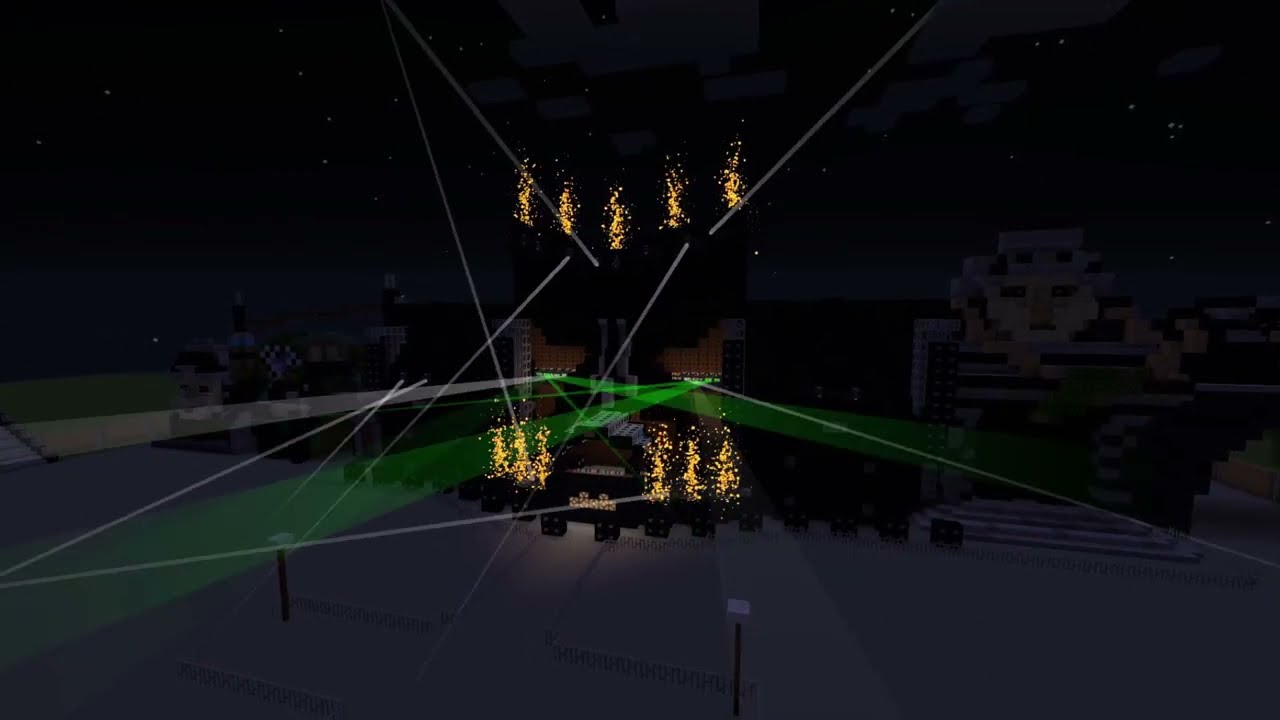 Minecraft - Tomorrowland Lightning Show (Theatrical Mod) - YouTube