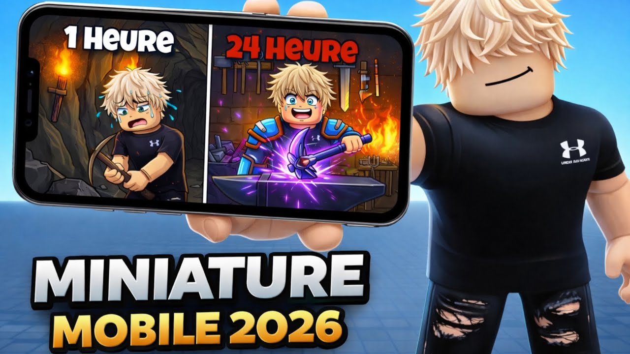 TUTO FAIRE UNE MINIATURE👒 ROBLOX MOBILE 📲 EN 2026 - YouTube