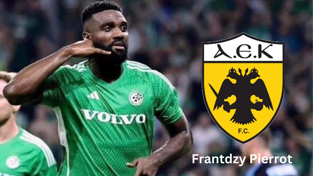 Frantdzy Pierrot | Welcome to AEK Athens | Top 5 Goals - YouTube