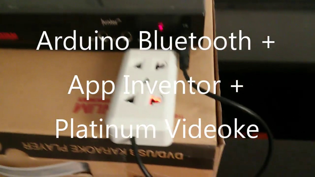 Arduino Bluetooth Remote and Platinum Videoke Player - YouTube