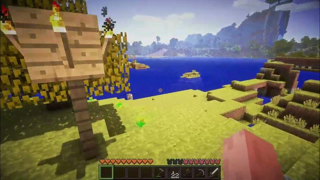 Minecraft Beta 1.7.3 Shader Test - YouTube