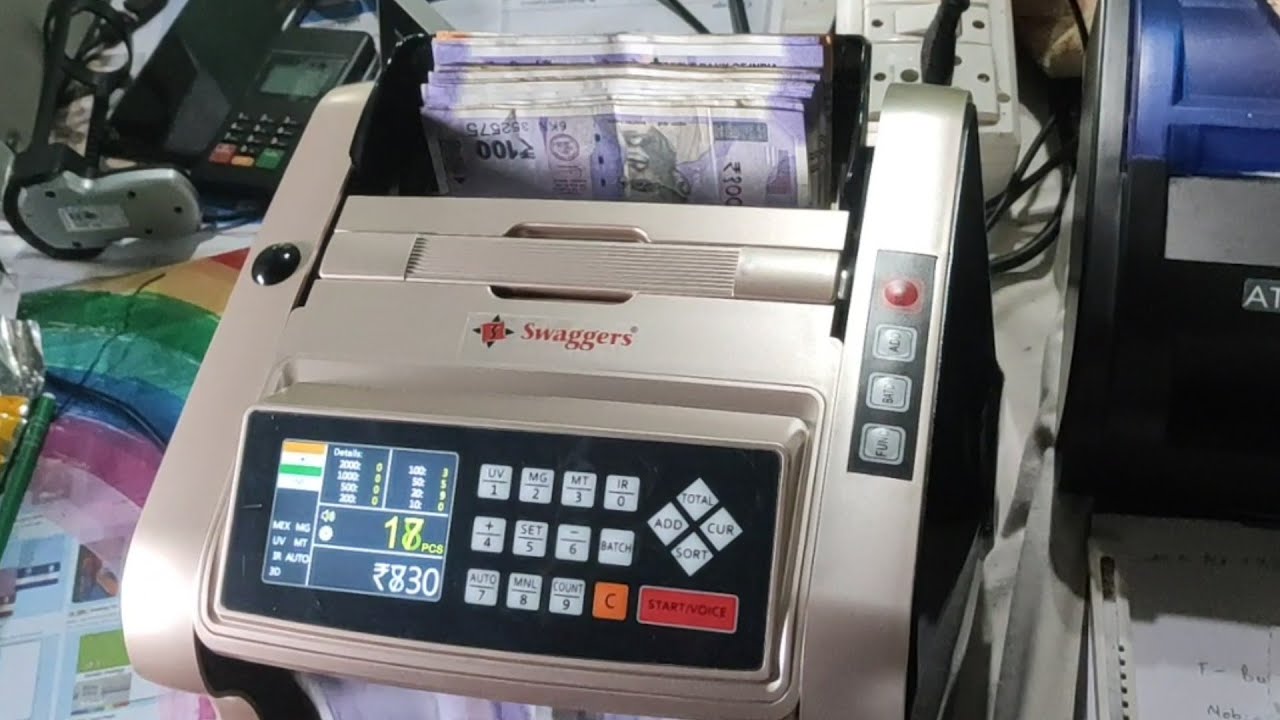 SWAGGERS Loose Mix Note Value Counting machine Unboxing Buy Amazon - YouTube