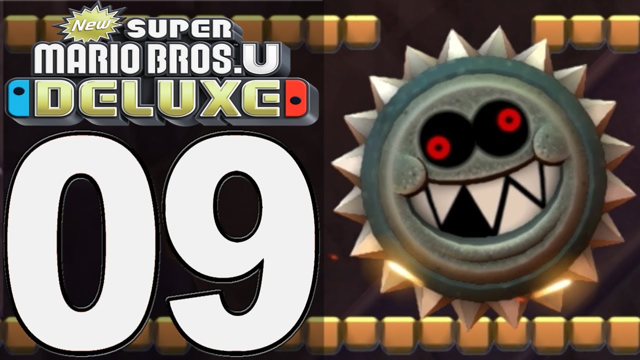 New Super Mario Bros U Deluxe [Part 9] Rolling Mega Grrrol! - YouTube