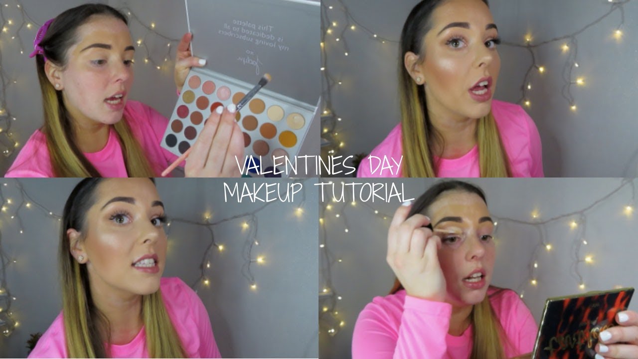 VALENTINES DAY MAKEUP TUTORIAL // - YouTube