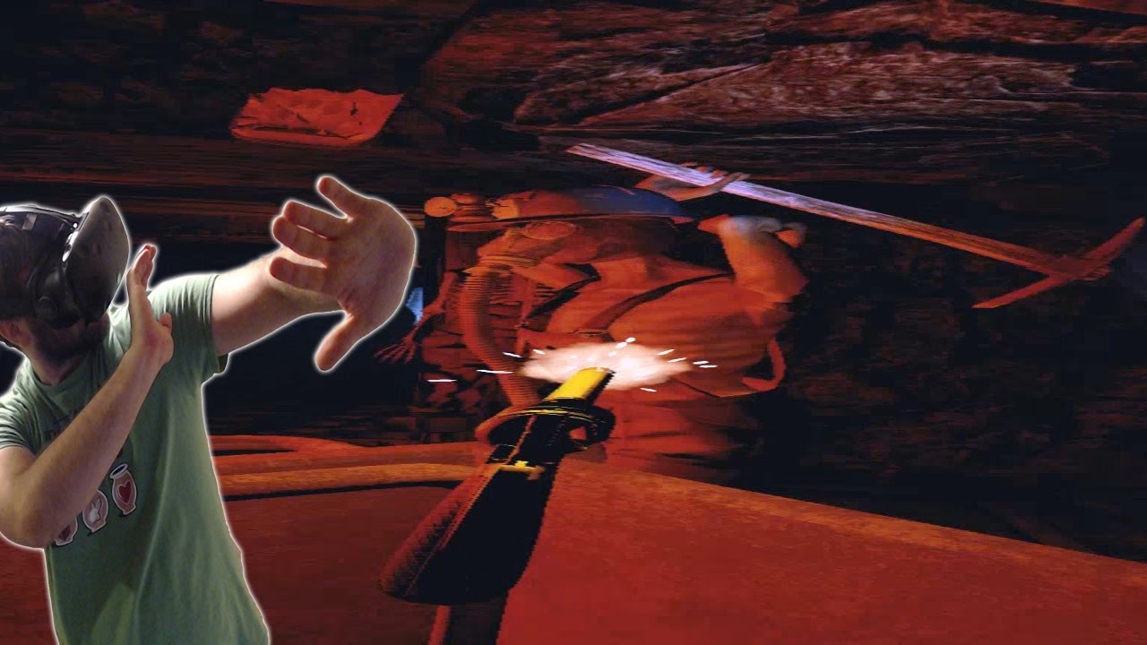 SCARIEST VIRTUAL REALITY GAME EVER! Ghost Town Mine Ride & Shootin ...