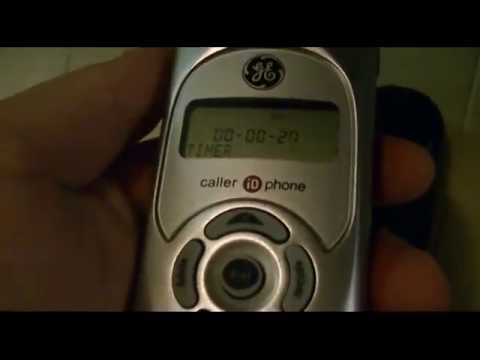 GE Corded Wall Phone w/Caller ID (Mid 2000's) - YouTube