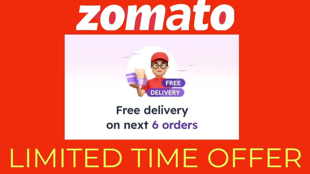 Zomato Free Food Delivery | Zomato Free Food Order | Free Delivery on ...