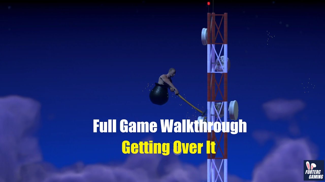 Getting over it Tutorial Step by Step Full Game Walkthrough - YouTube