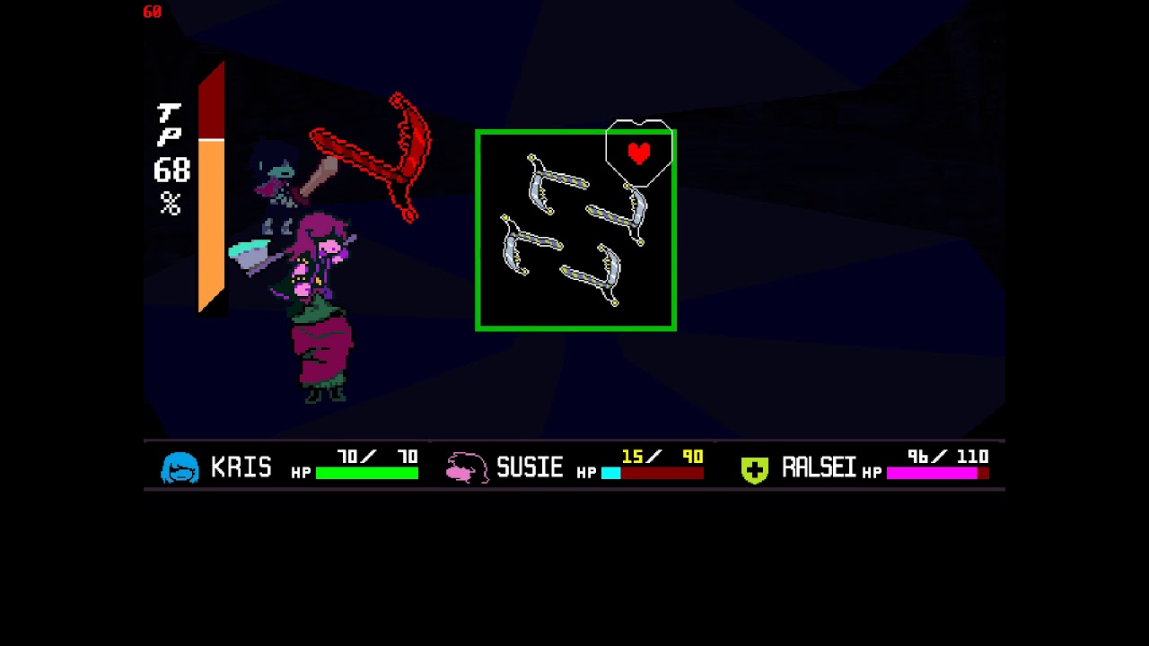 Deltarune Jevil Fight at 2x Speed (60 FPS) - YouTube