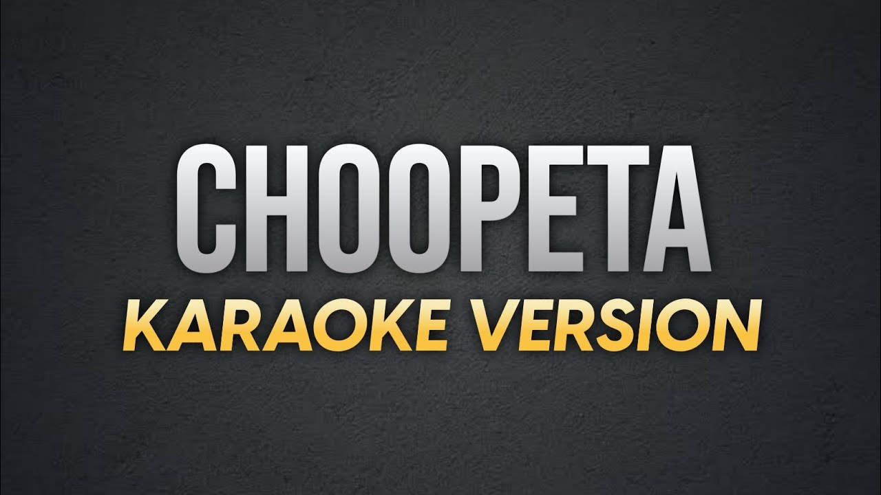 CHOOPETA - T-Rio | Karaoke Version | koolSound - YouTube