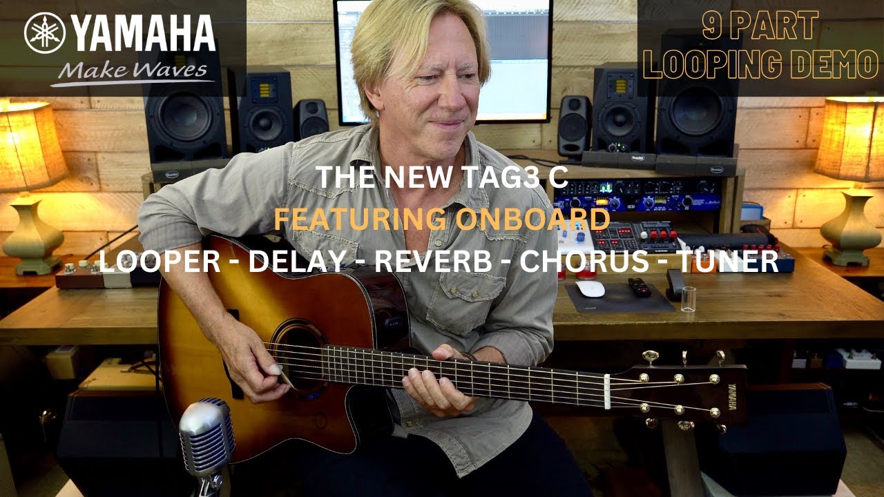 YAMAHA TAG 3C - ONBOARD LOOPER, DELAYS, REVERBS, CHORUS & TUNER - YouTube