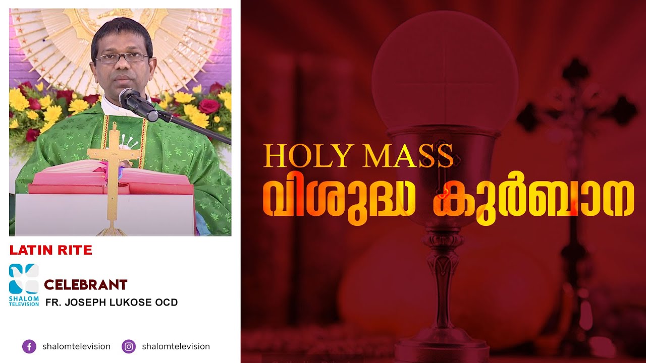 Holy Mass | Latin Rite | Fr. Joseph Lukose OCD l | NOV-20-2020 ...