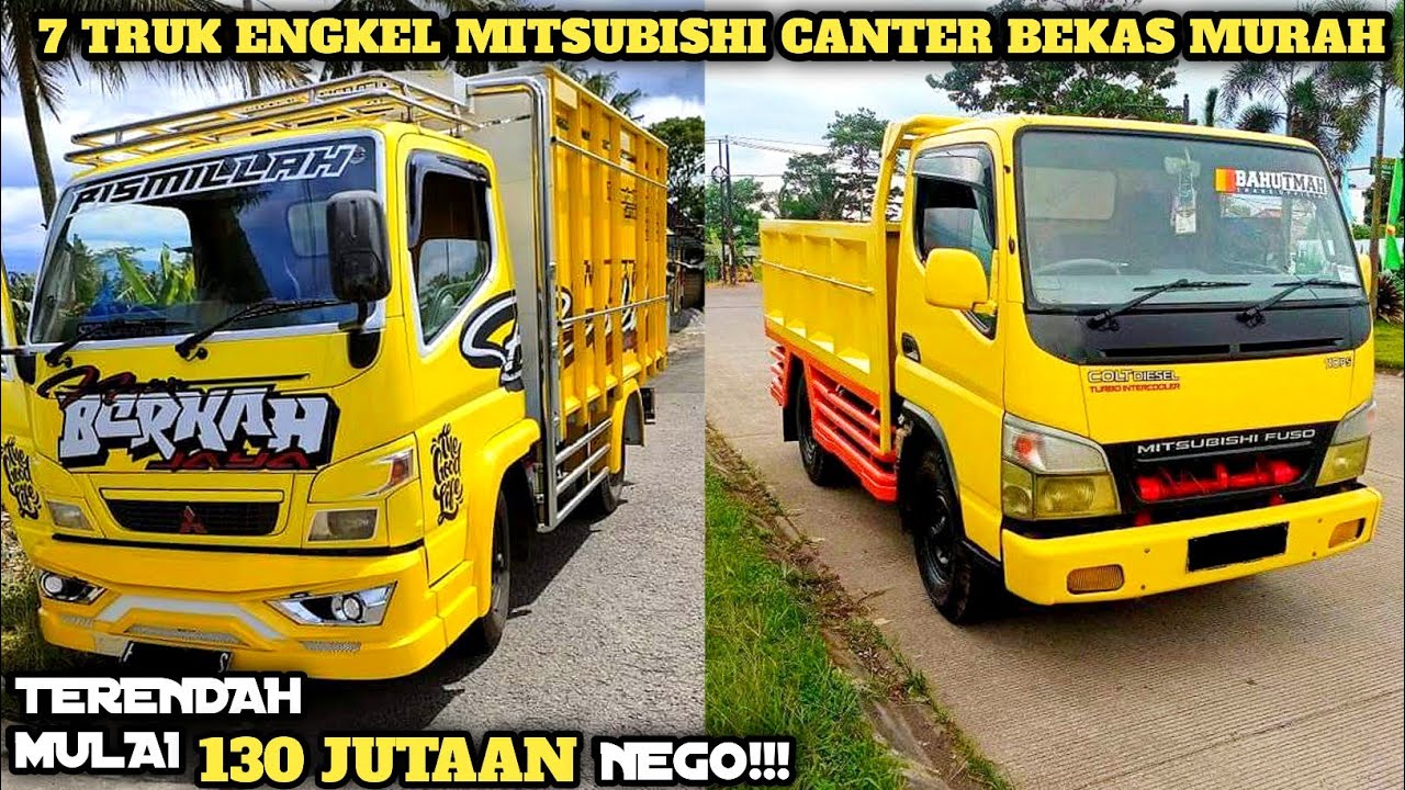 HARGA TRUK ENGKEL MITSUBISHI CANTER BEKAS MURAH || MULAI 130 JUTAAN ...