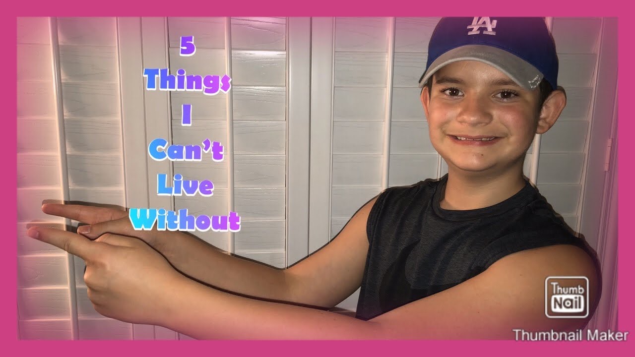 5 things I can’t live without!!! - YouTube