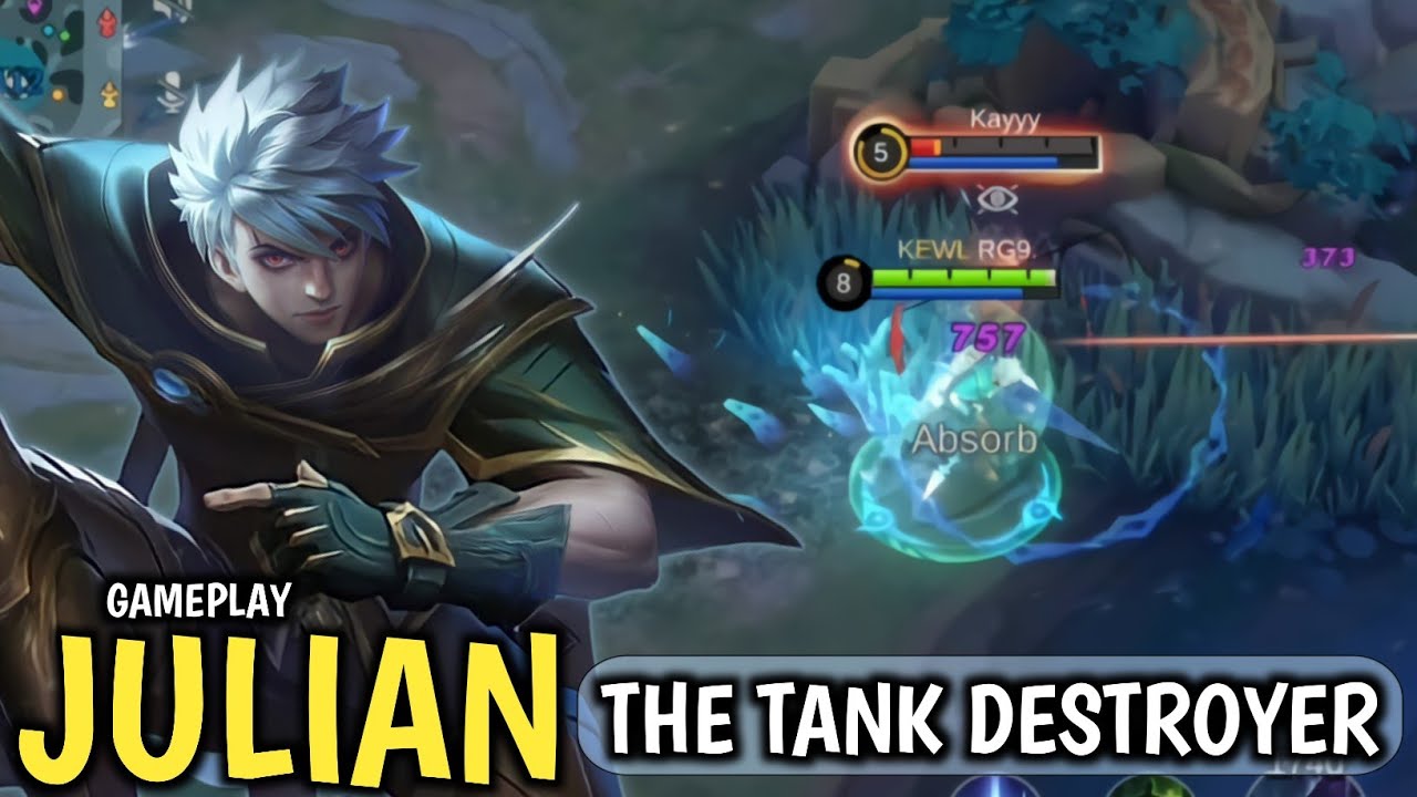 HARD CARRY! FULL GAMEPLAY JULIAN HYPER | THE TANK DESTROYER | JULIAN ...