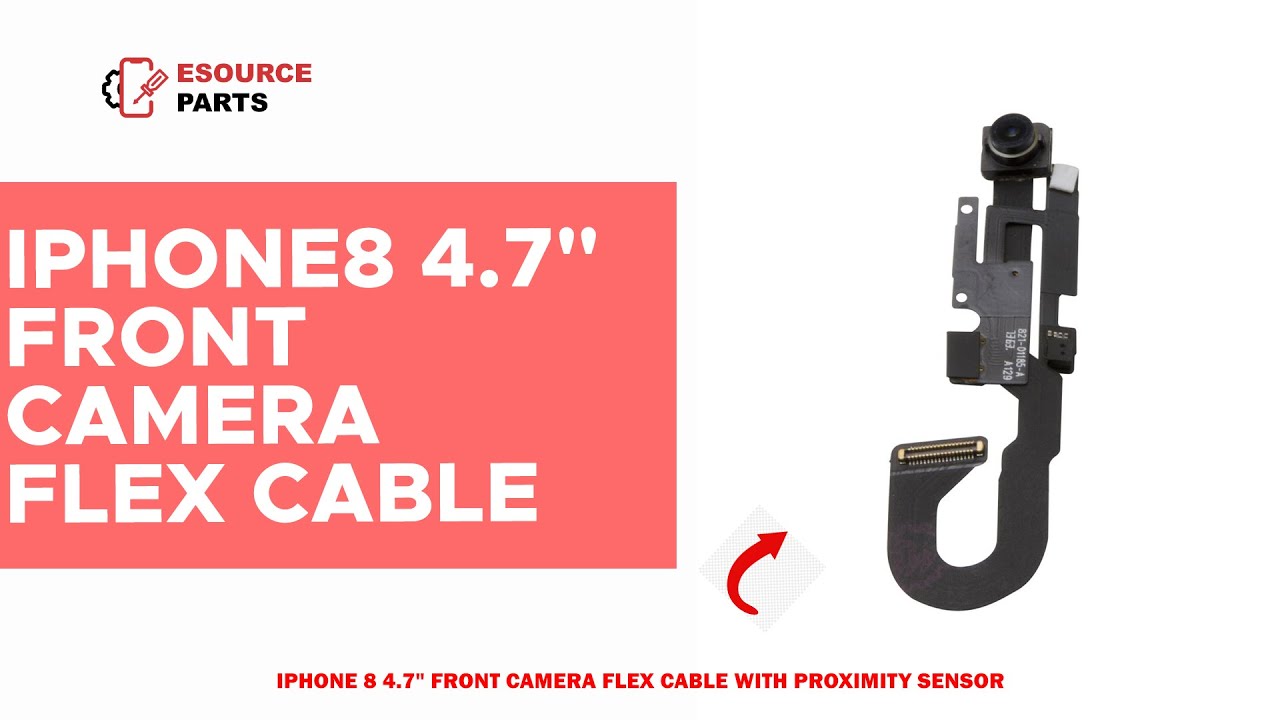 iPhone 8 Front Camera Flex Cable with Proximity Sensor Review - YouTube