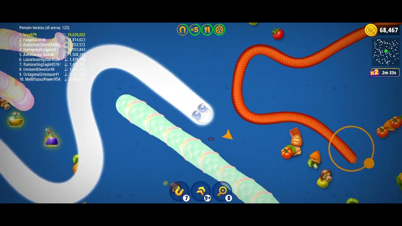 the white worm manages to reach a weight of over 29,000,000 [ wormzone ...