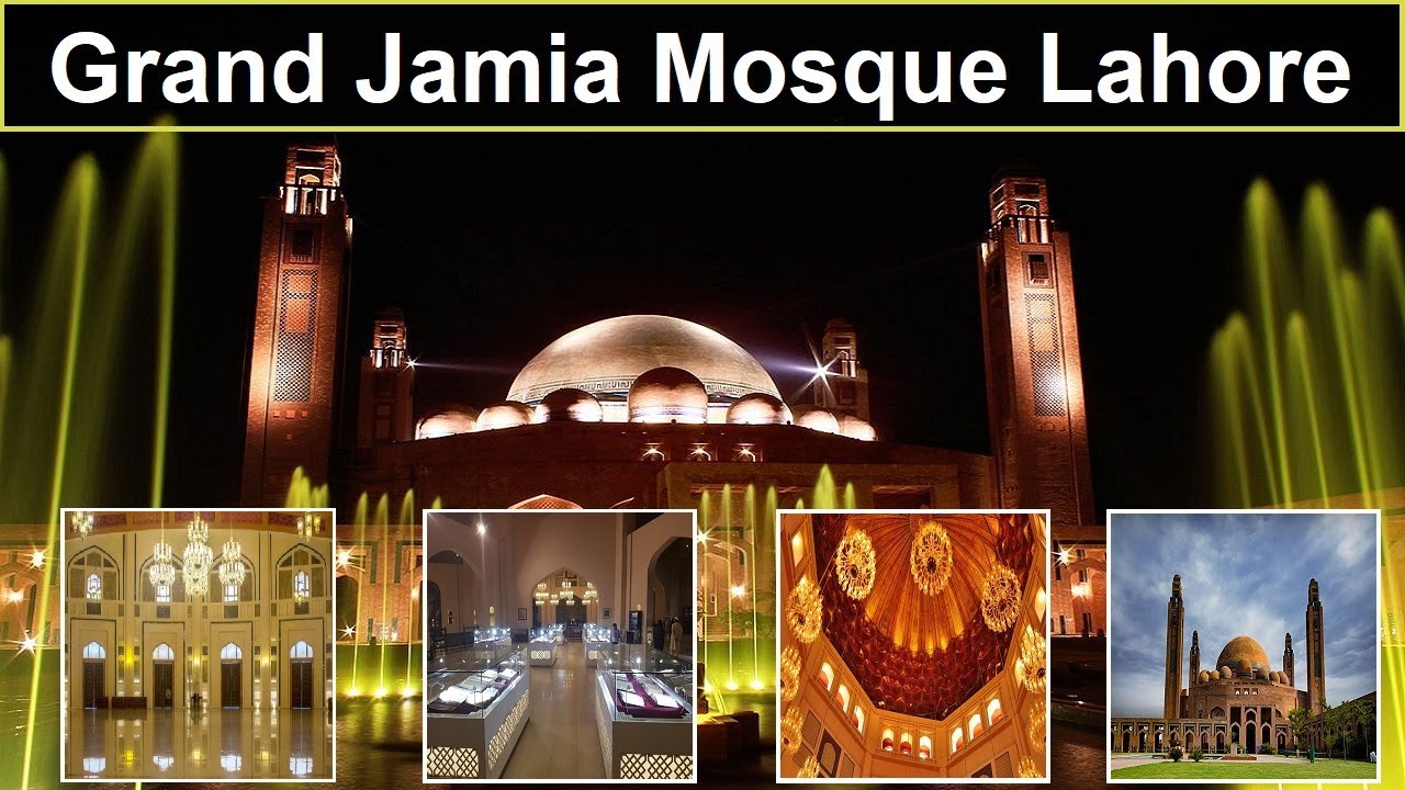 Grand Jamia Mosque Lahore Bahria Town - Visit Biggest Mosque in ...