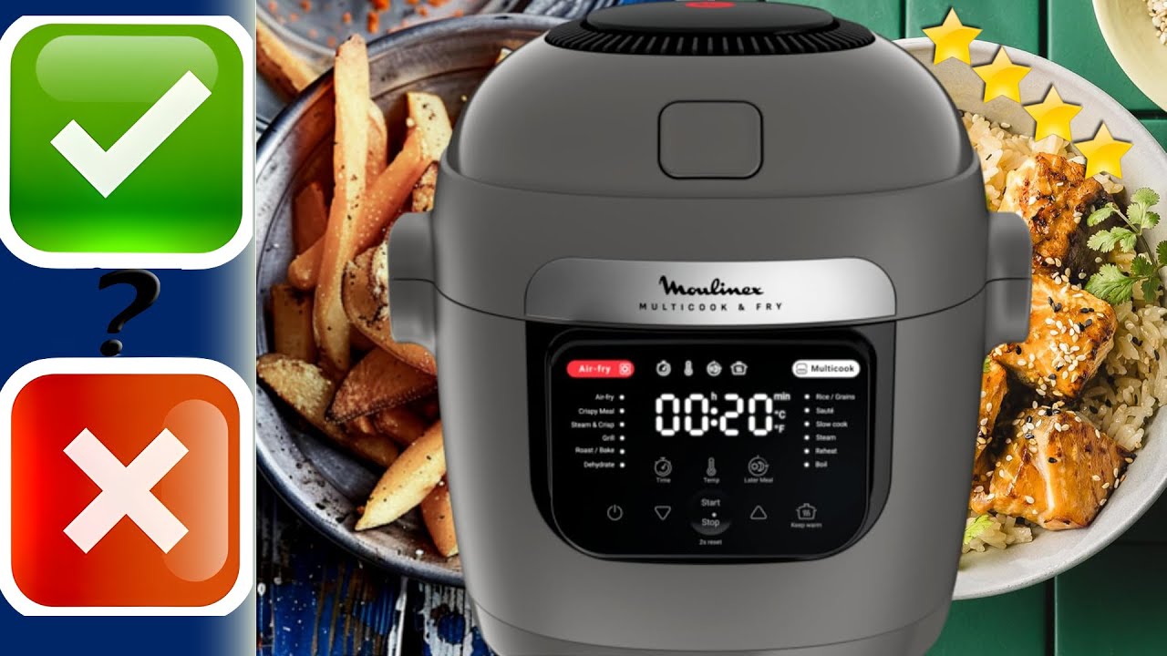 MOULINEX Multicook & Fry 🍽️ Ce Multicuiseur / Airfryer qui a sauvé mes ...