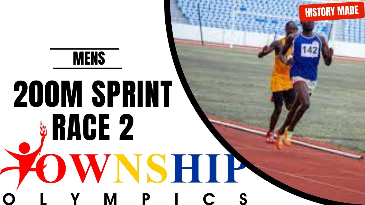Township Olympics - 200m Sprint - Race 2 - Mens - YouTube