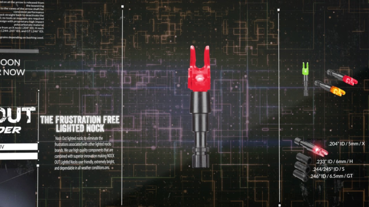 The New Nock Out Contender Lighted Nock - YouTube
