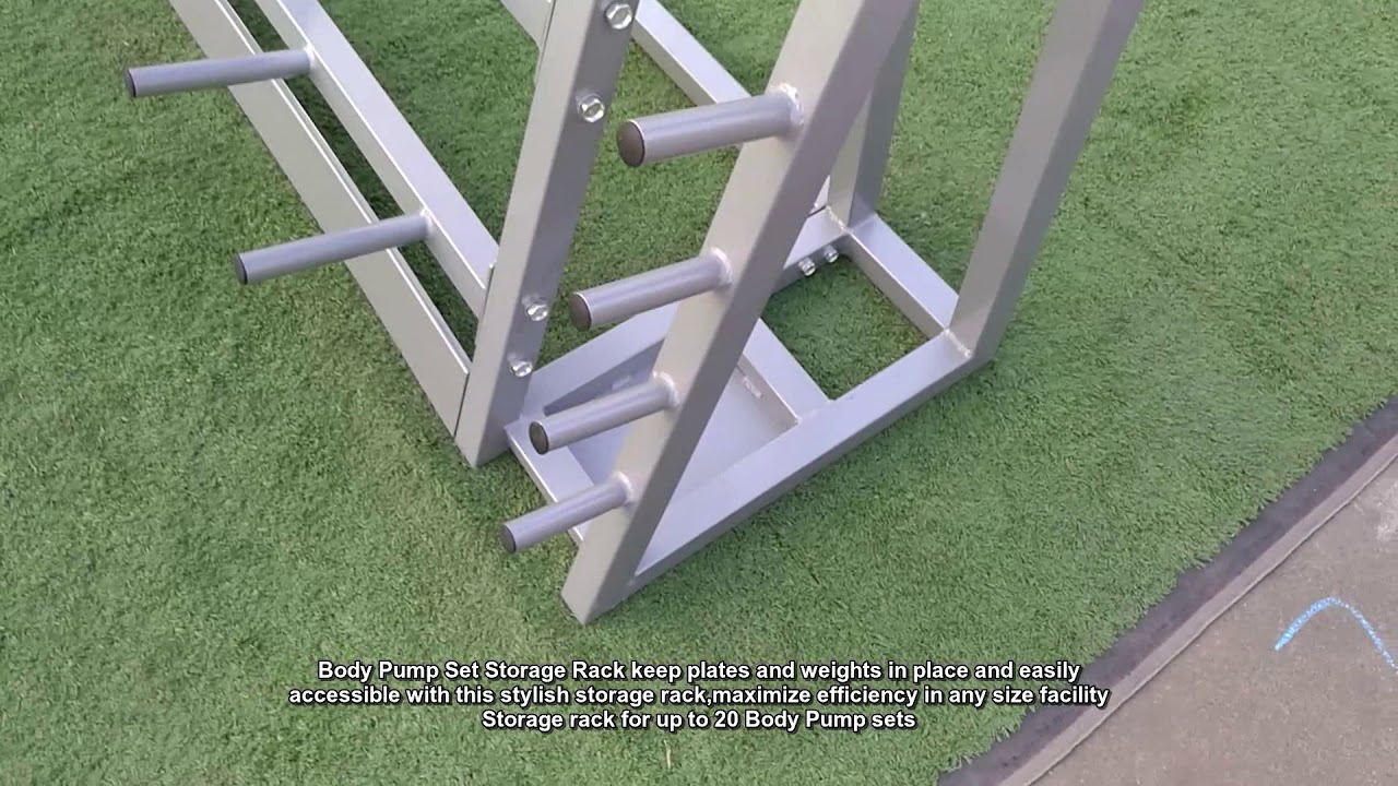 FITMUS SPORT COM- Body Pump Set Storage Rack - YouTube