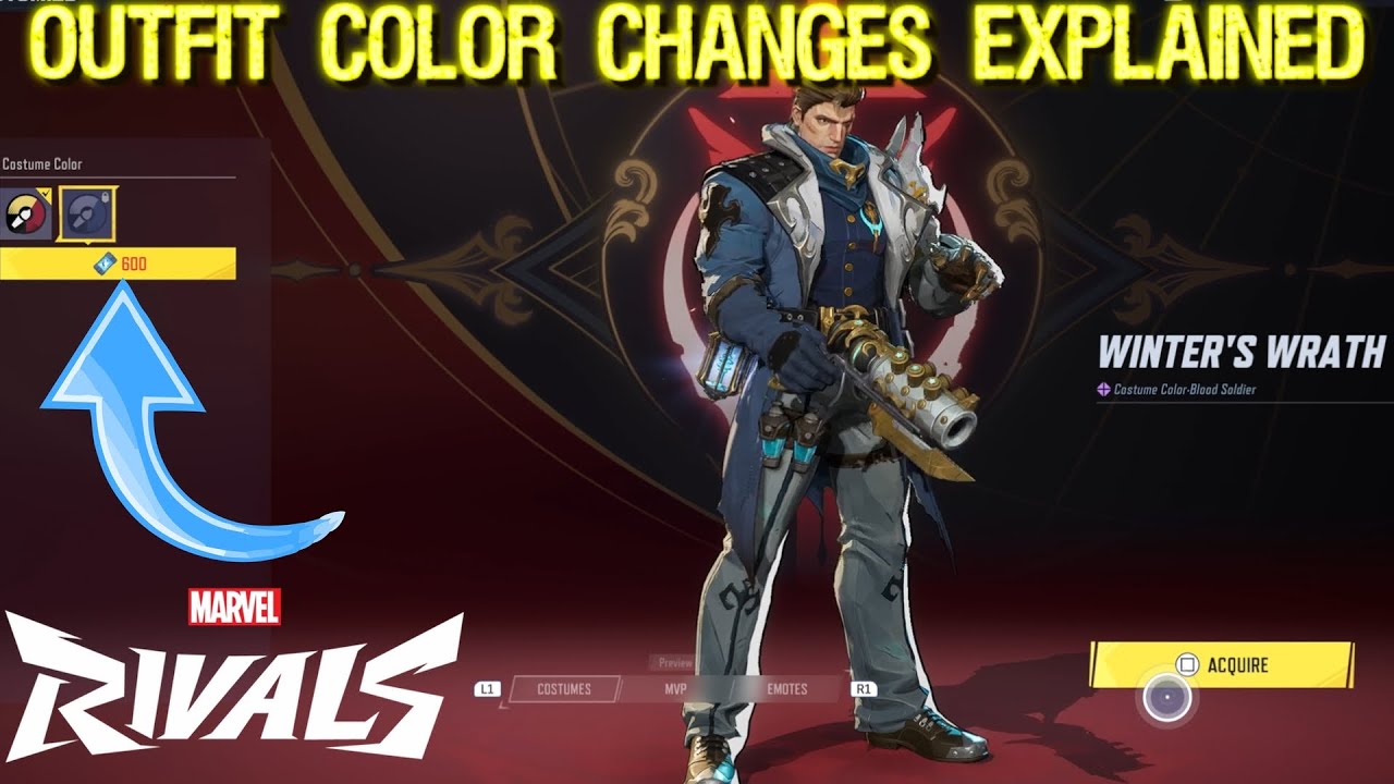 Marvel Rivals Outfit Color Changes Guide & new Currency to do it # ...