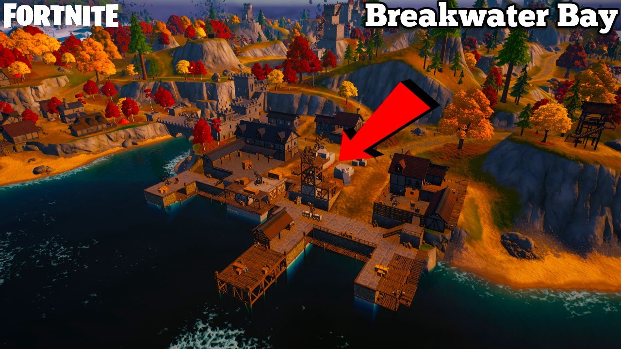 *NEW* BREAKWATER BAY LOCATION GAMEPLAY - FORTNITE LOOTING GUIDE - YouTube