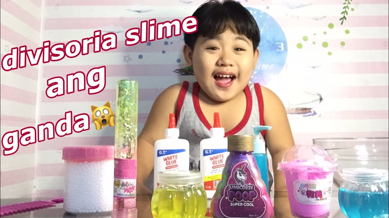 SLIME MAKING AT DIVISORIA SLIME REVIEW( WOW ANG GANDA) ||SAMMY MANESE ...