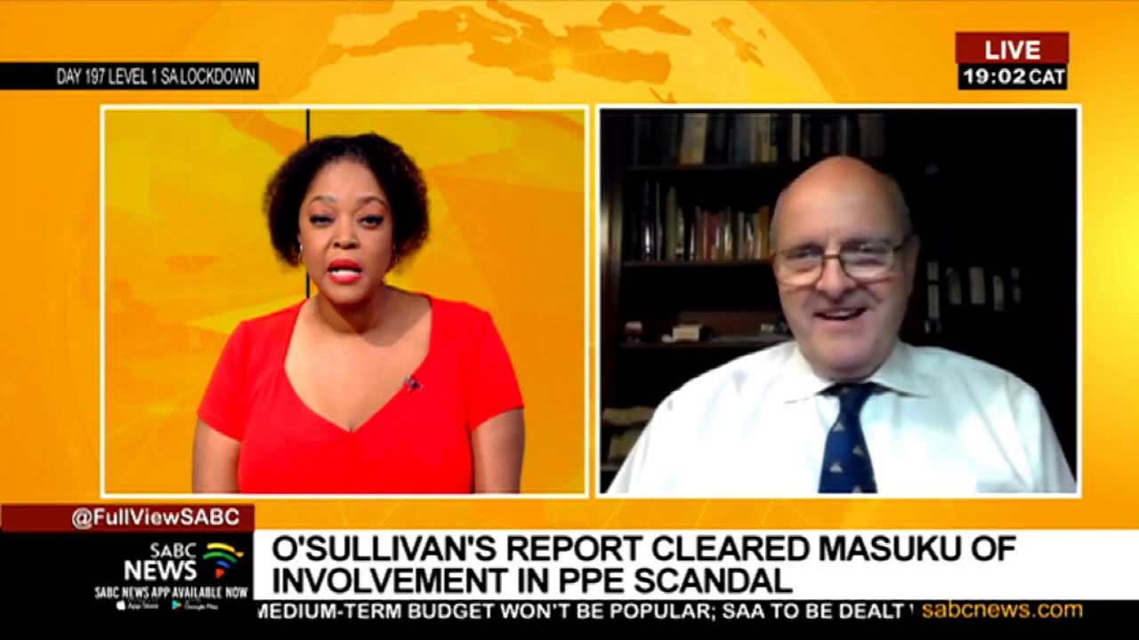 Paul O'Sullivan explains why his report cleared Masuku - YouTube