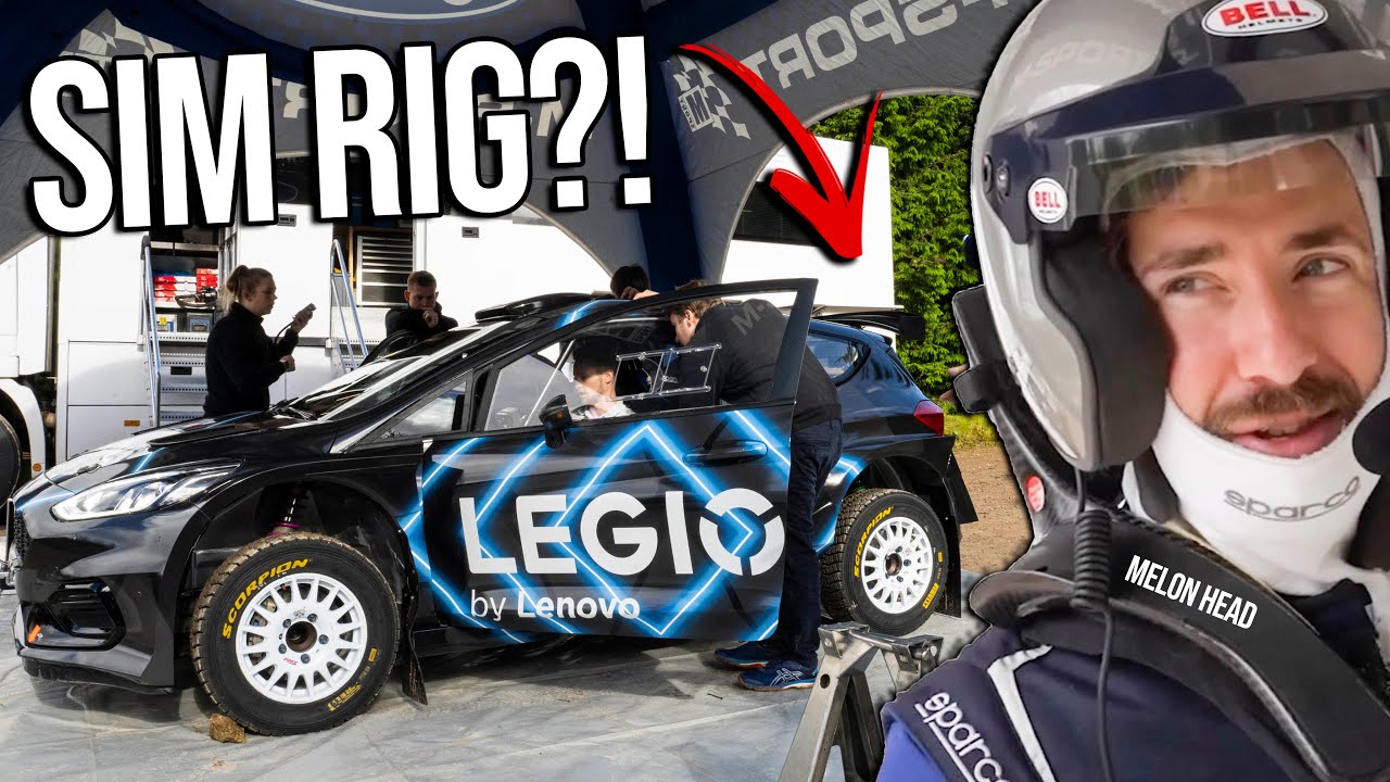 We Turned A Rally Car Into The World's Fastest Racing Simulator - YouTube