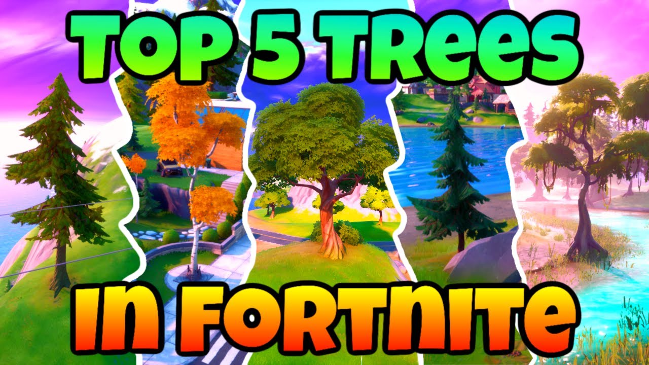 Top 5 BEST TREES in Fortnite Chapter 2! (Best Landing Spots) - YouTube