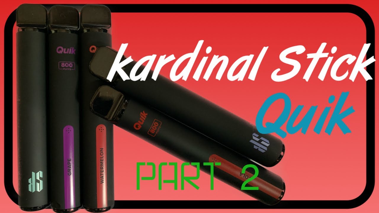 INTRO KARDINAL STICK QUIK ( DISPOSABLE ) PART 2 - YouTube