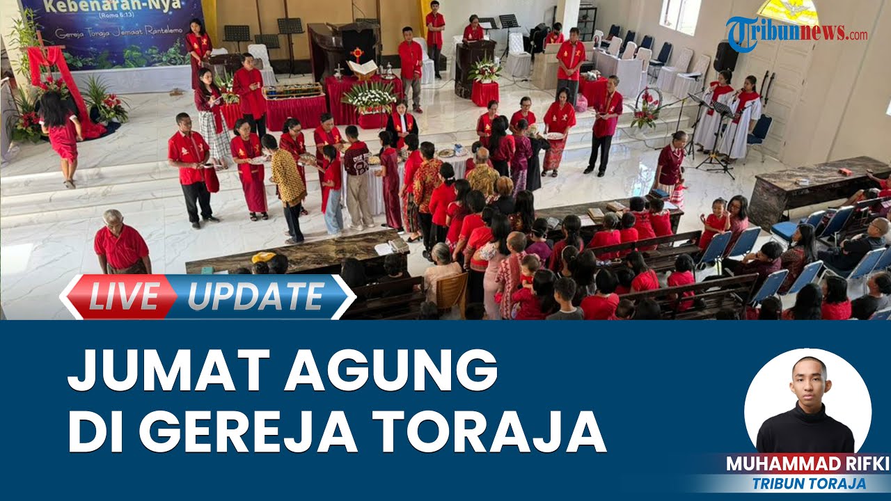 Jumat Agung di Gereja Toraja Jemaat Rantelemo, Angkat Tema "Oleh Bilur ...
