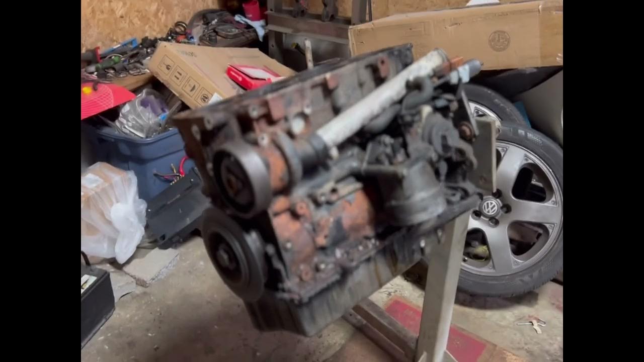 Mk4 vr6 turbo build pt2 tear down - YouTube