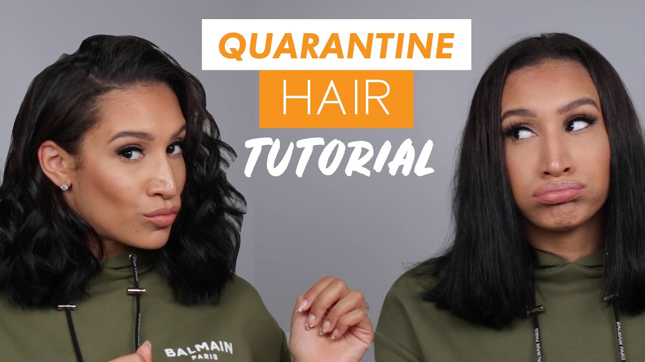 How To Style Your Hair At Home! - YouTube