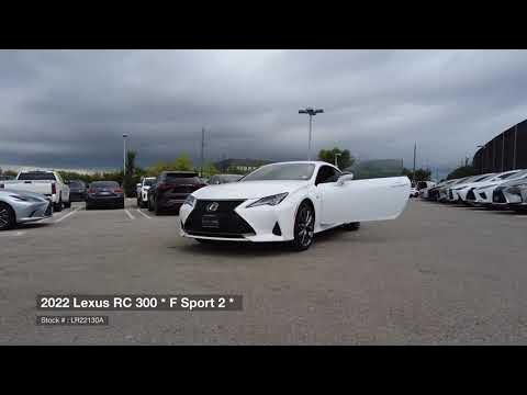LR22130A 2022 Lexus Pre-Owned RC300 - YouTube