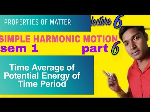 Time Average Of Potential Energy|| A K Physics Classes - YouTube