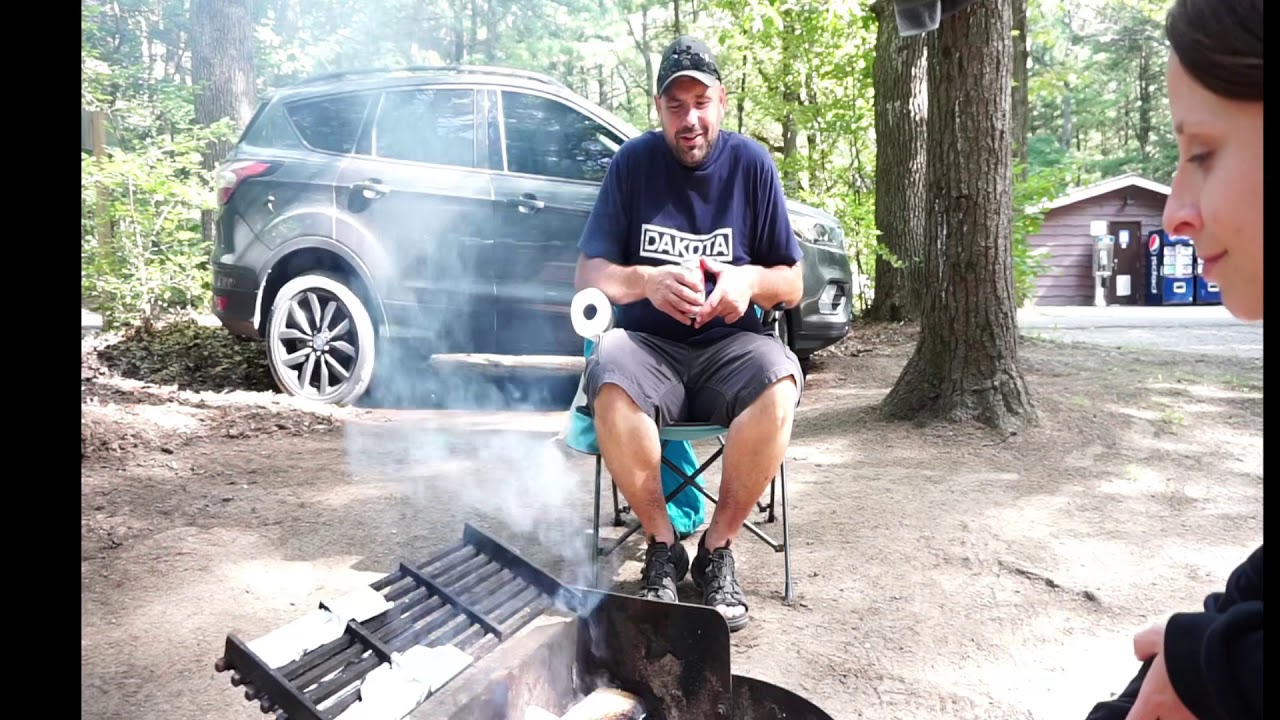 Cooking World Class Burgers On An Open Campfire - YouTube