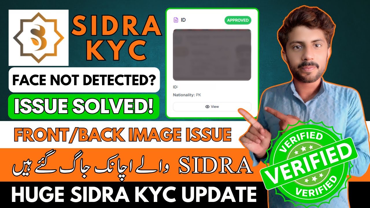 How to Do Sidra Chain KYC: FIXED Front Image Problem, Face Tracking ...