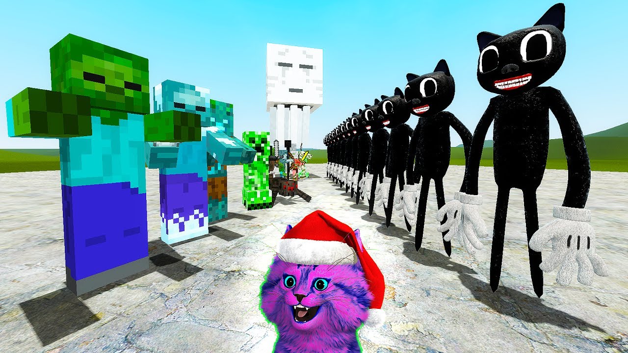Мод minecraft cartoon cat