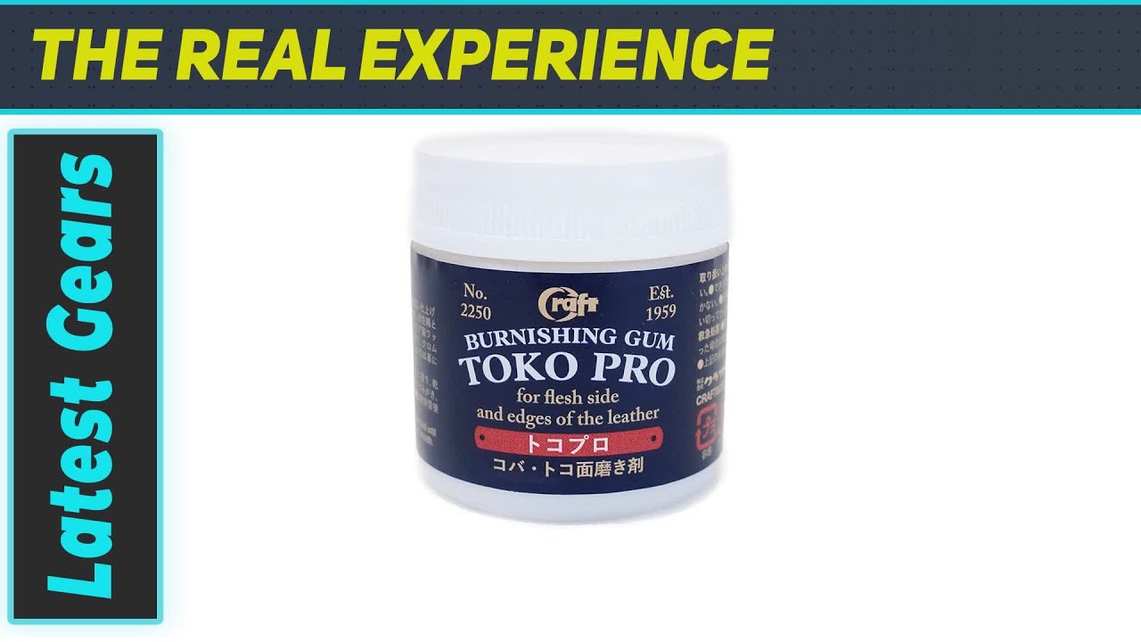 Toko Pro Burnishing Gum: Achieve Glass-Like Edges Easily! - YouTube
